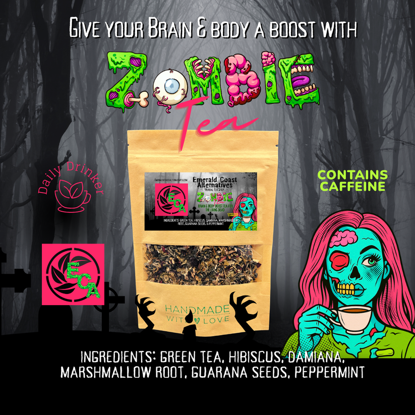 ZOMBIE TEA - Brain & Body Boost Herbal Tea – EmeraldCoastAlternatives